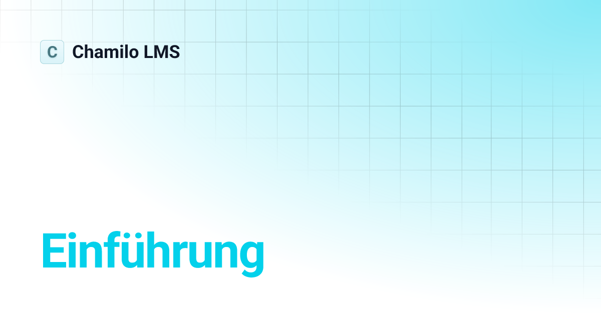 Einführung | Chamilo LMS